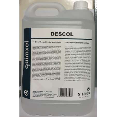 """DESCOL"" Désinfectant Surfaces Bactéricide, Fongicide et Virucide PAE"